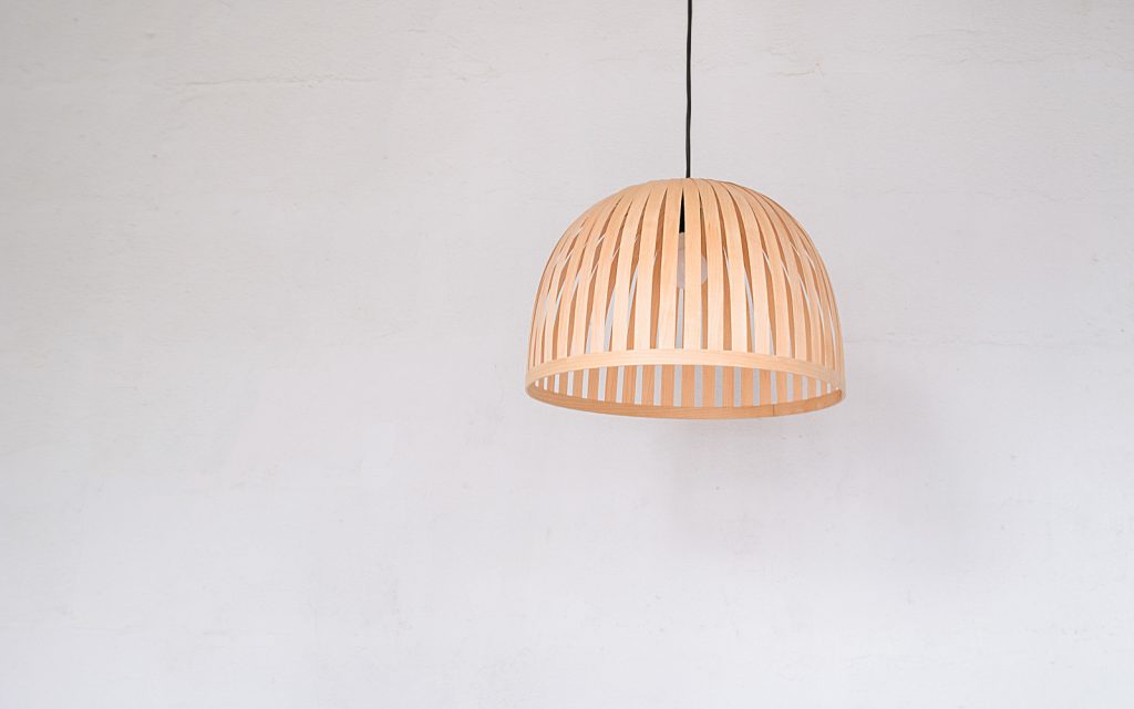 X Bell Maple - Handmade Wooden Ceiling Light - Wood U Light