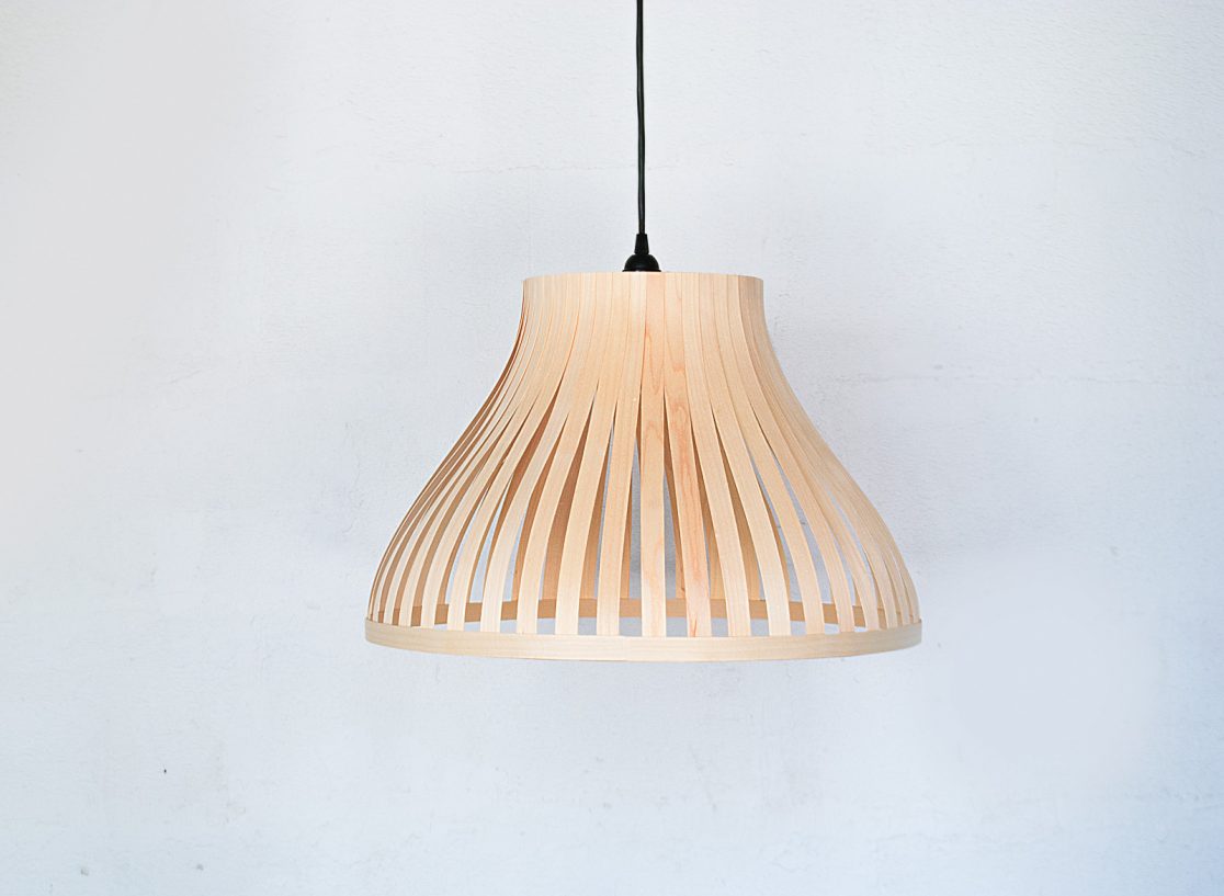 X-Lamp Maple - Handmade Wooden Ceiling Light - Wood U Light