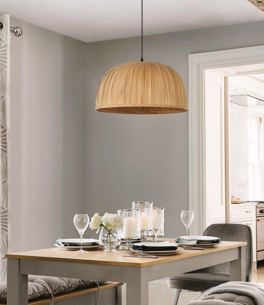Bell II Oak - Handmade Wooden Ceiling Light - Wood U Light