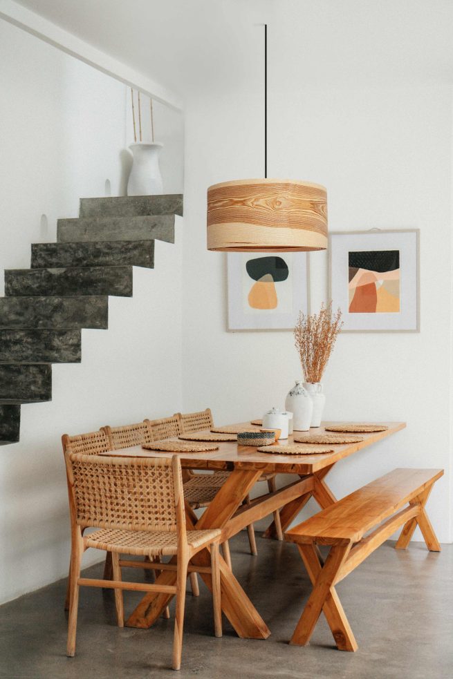 Spiral Olive - Handmade Wooden Ceiling Light - Wood U Light