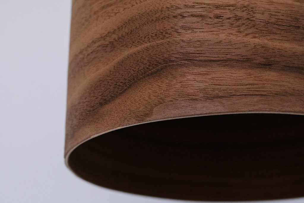 Barrel Walnut - Handmade Wooden Pendant Light - Wood U Light