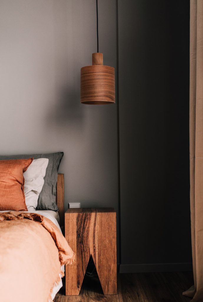 Barrel Walnut - Handmade Wooden Pendant Light - Wood U Light